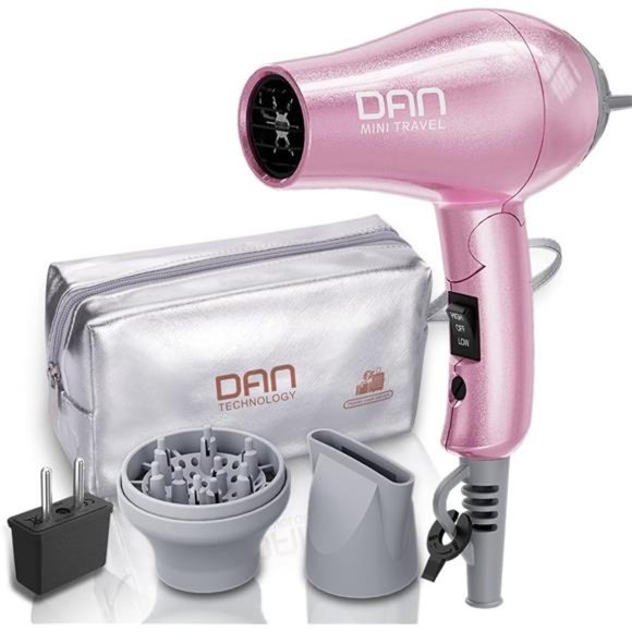 Hair | Dual Voltage Hair Dryer Mini Blow Dryer W Concentrator Diffuser ...